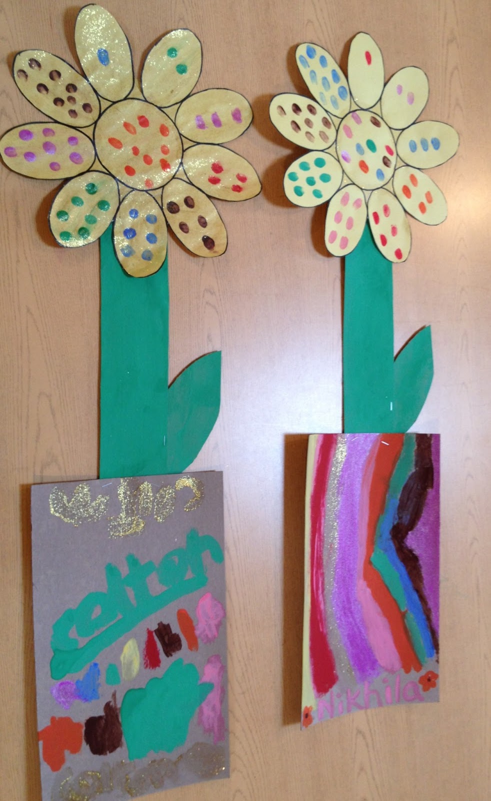 Evergreen Montessori House: Flower Counting Game