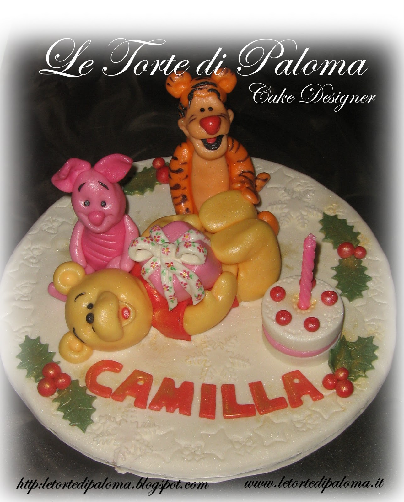 Le Torte di Paloma: Topper Cake Winnie the pooh ed i suoi amici
