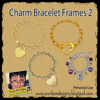 Auntie M Designs: Charm Bracelet Frames