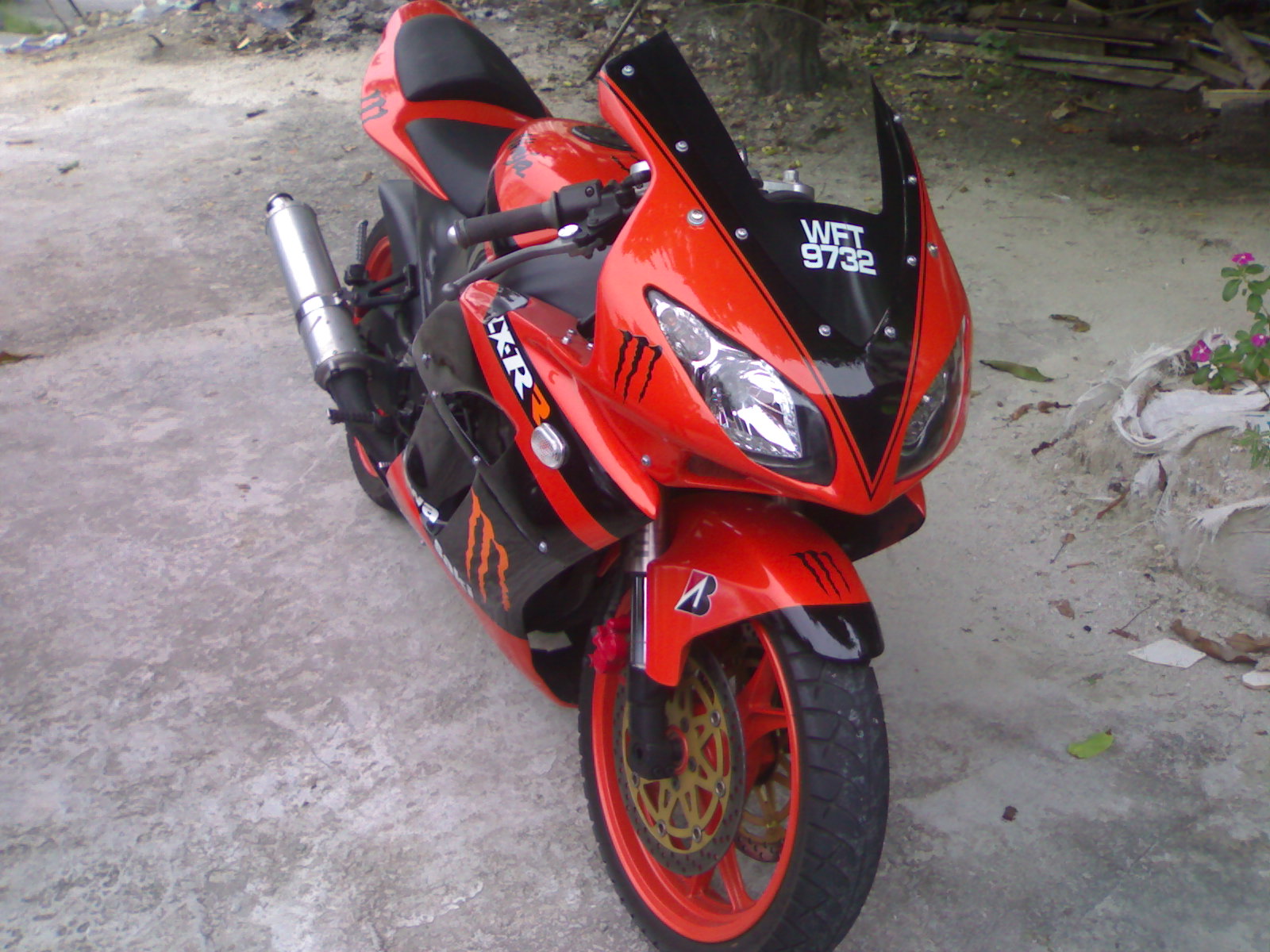 heryz sportbike custom: kawasaki zxr customize zx636/zx6R