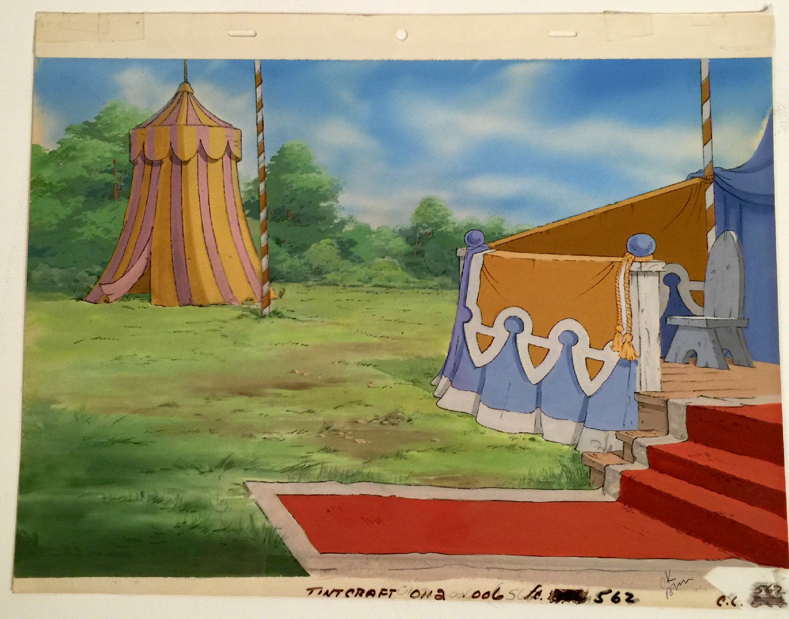 Animation Collection: Robin Hood Production Cel and Production ...
