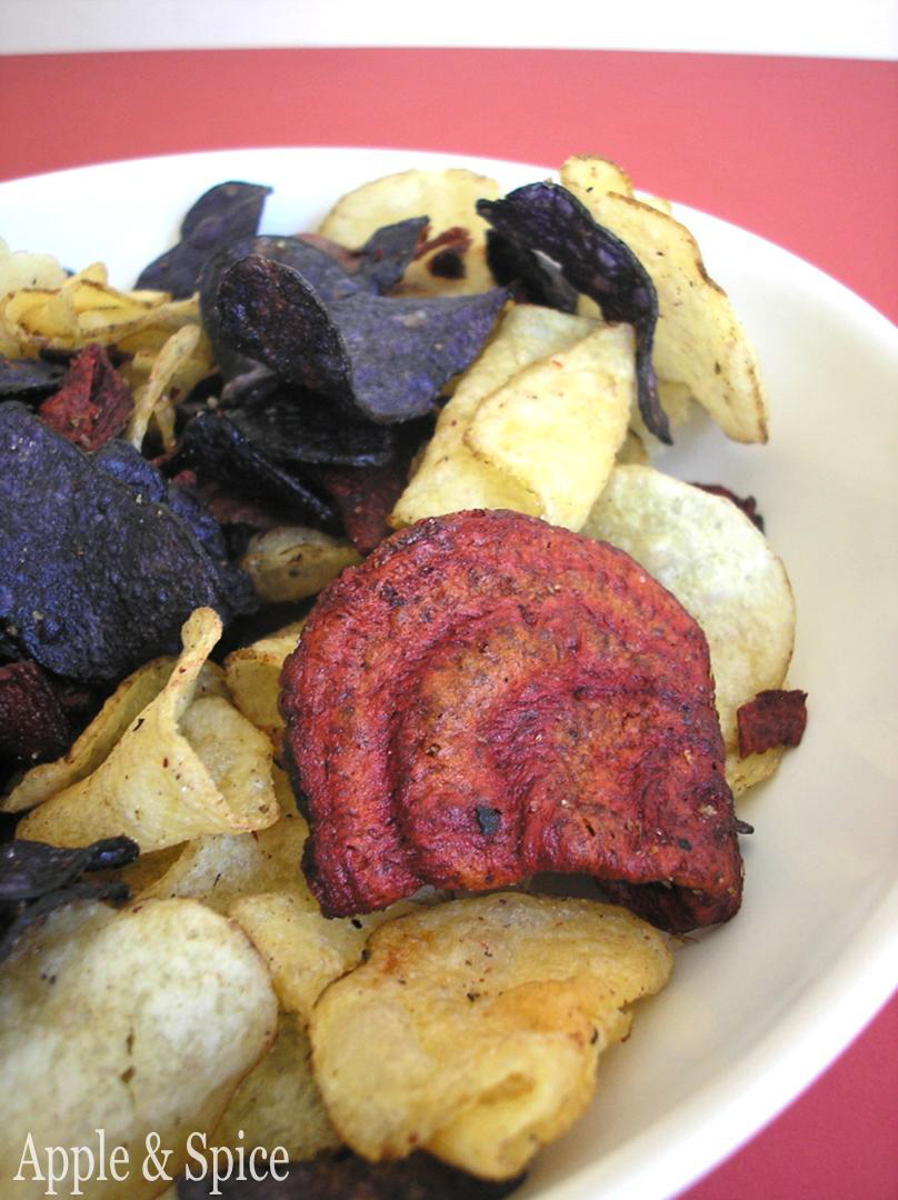 Apple & Spice: Red, White & Blue Crisps!