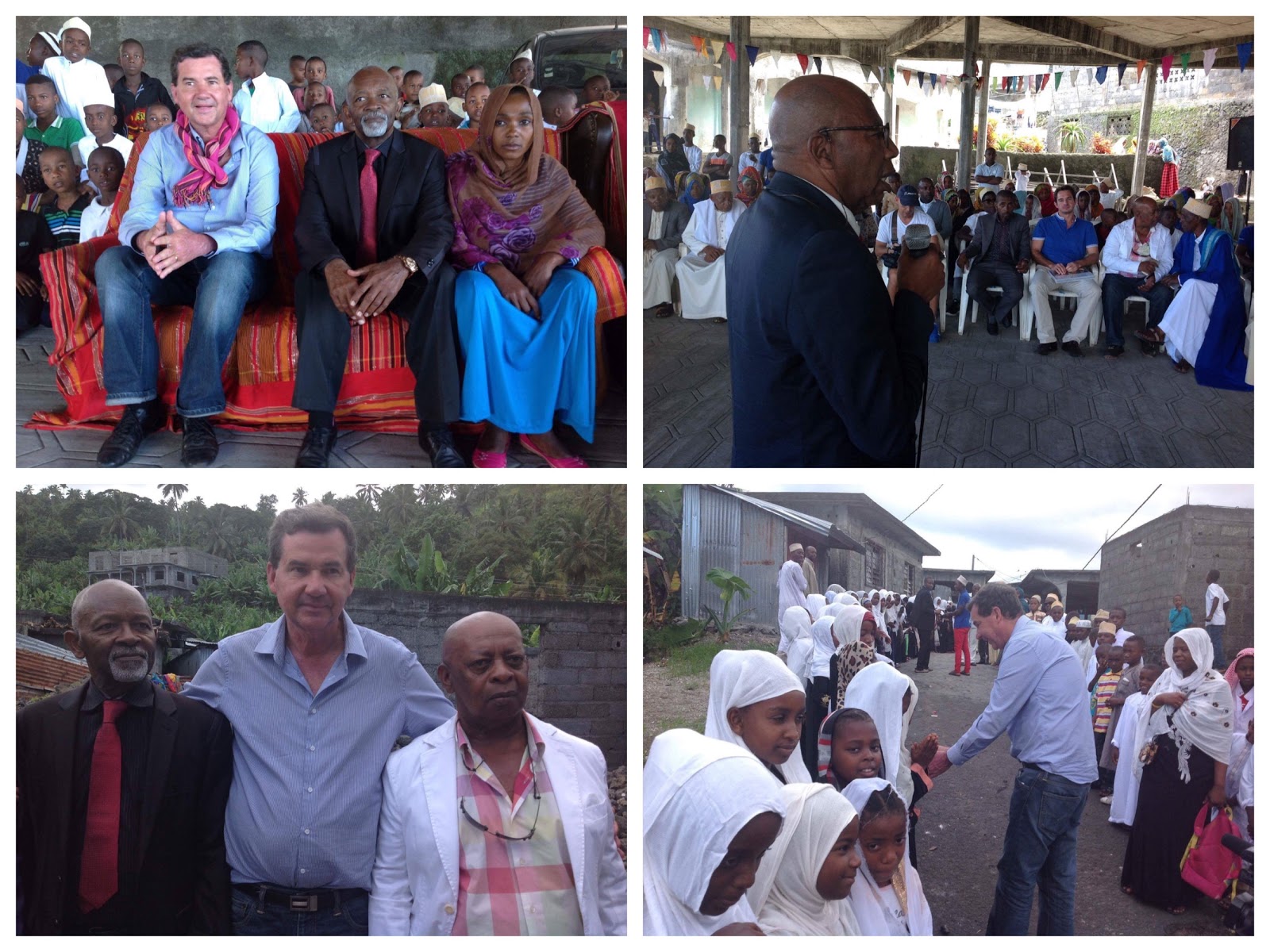 Le Maire de la commune de Bras-Panon la Réunion en visite à Ouzioini ...
