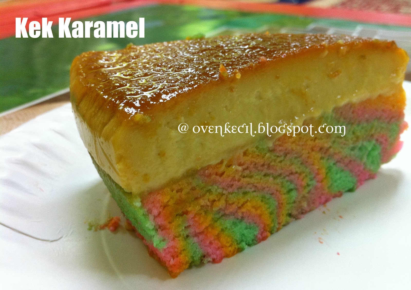 CUTE OVEN, SMALL KITCHEN: KEK KARAMEL