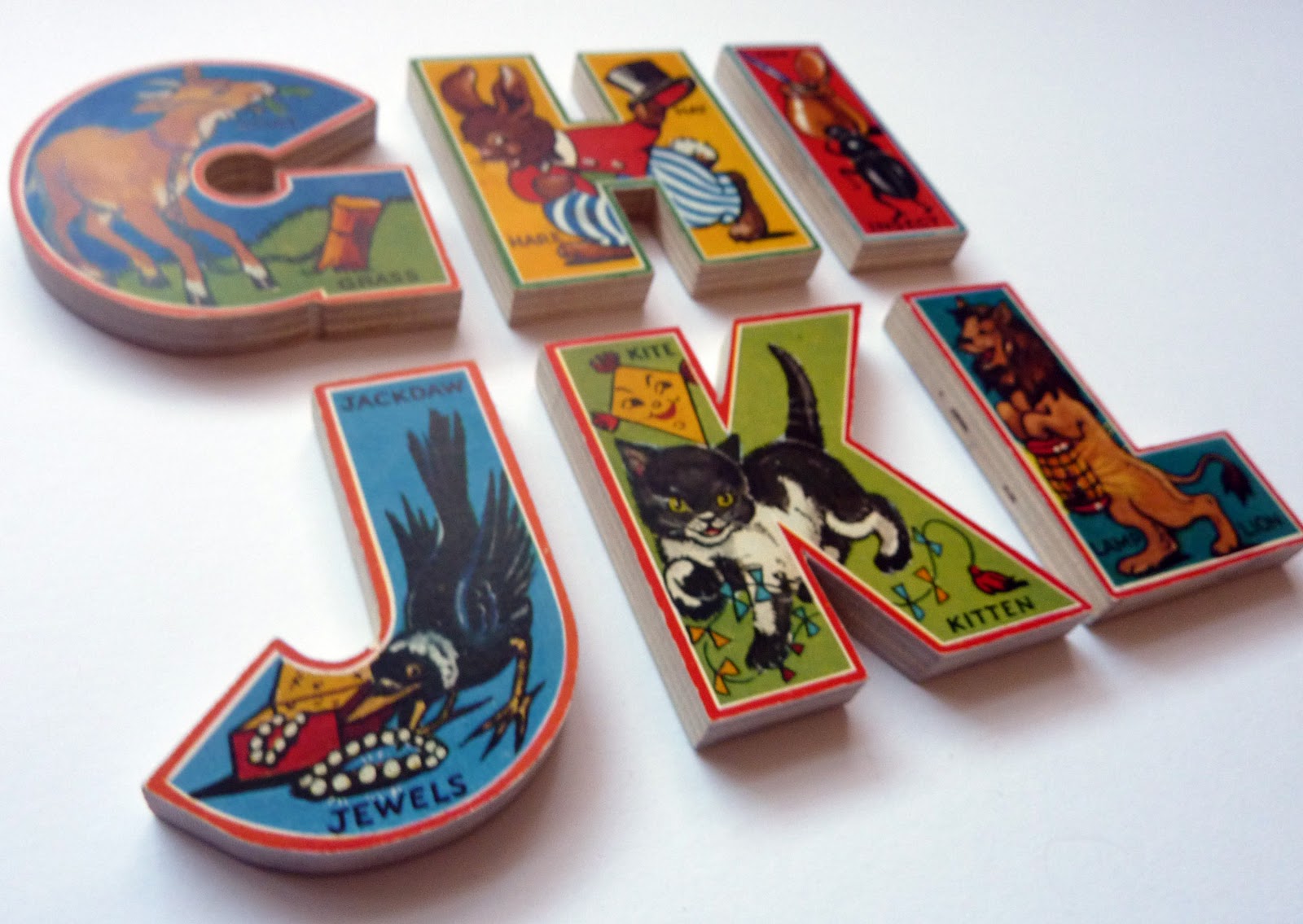 turning pages: Vintage animal alphabet