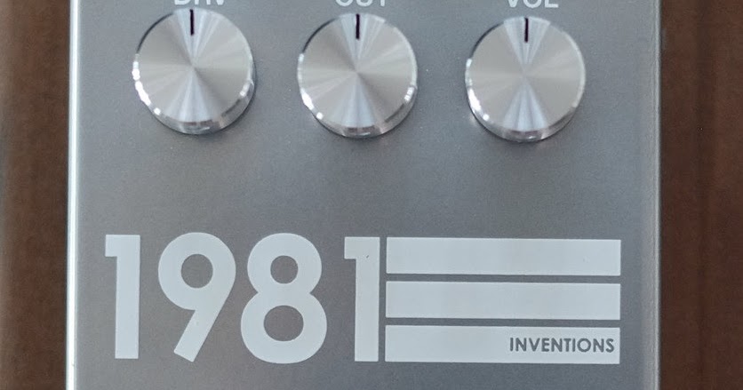 STOMP BOX STEALS: OVERDRIVE- 1981 INVENTIONS DRV ....an interesting OD ...