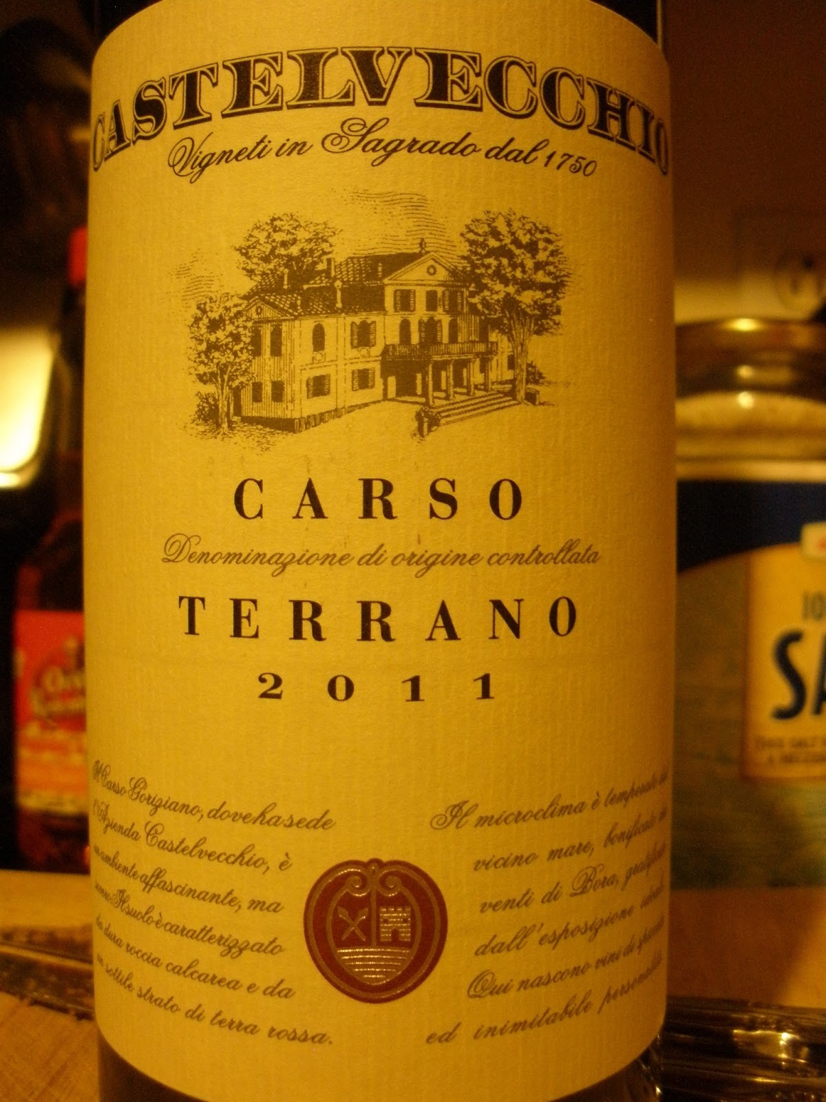 Fringe Wine: Terrano - Carso, Friuli, Italy