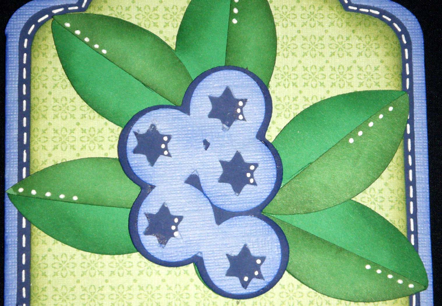 Cards by CG: Blueberry Birthday Card