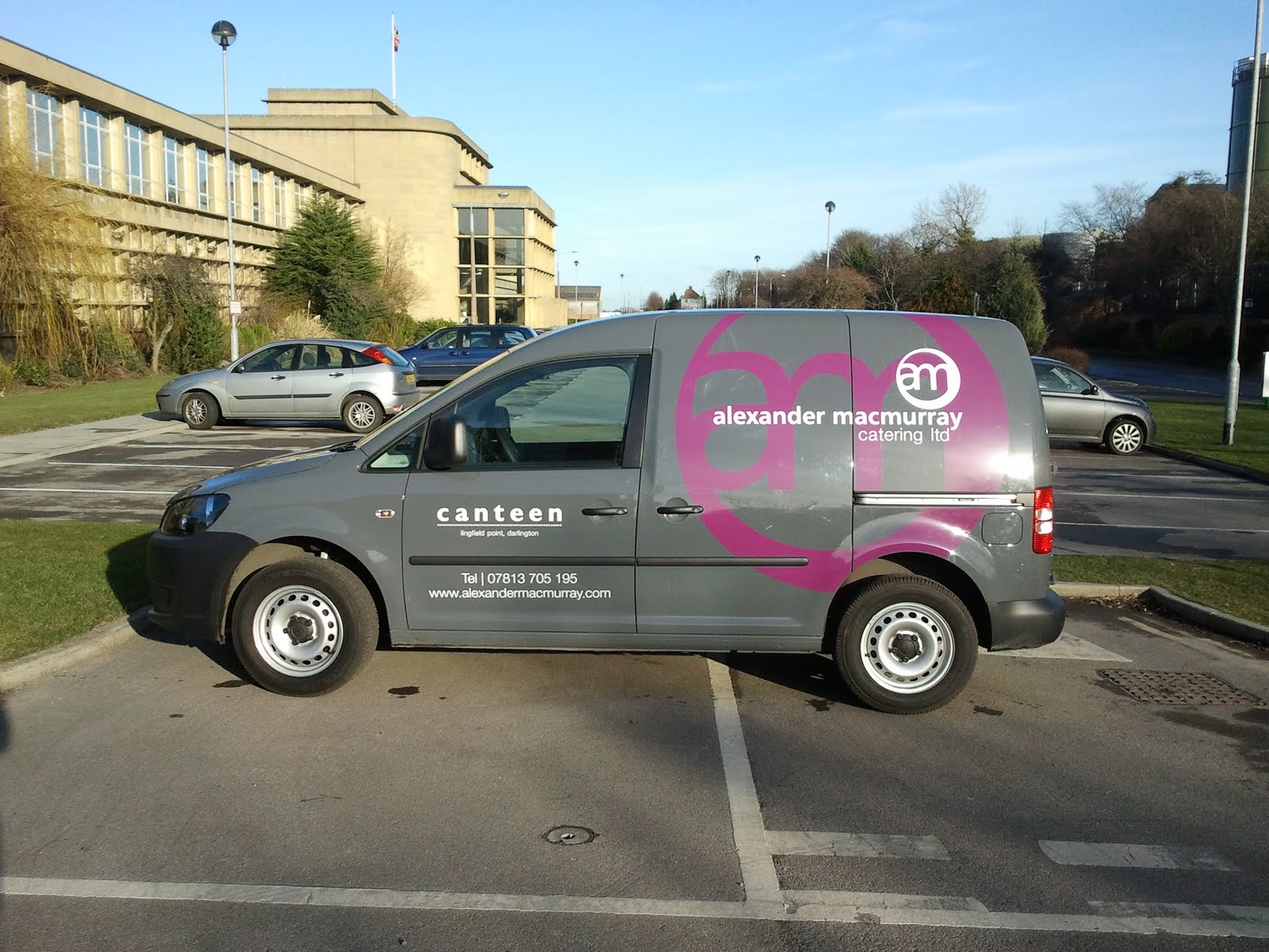 The Green I Signs Blog: Volkswagen Caddy Vehicle signwriting for ...