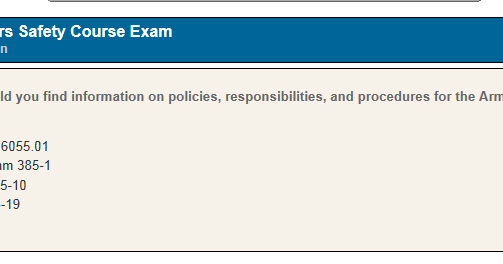 SSD 2 : Commanders Safety Course Answers (2G-F94v3.1)