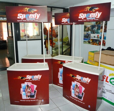 Jual Event Desk PVC/Stand Booth Portable untuk Meja Promosi Makanan ...