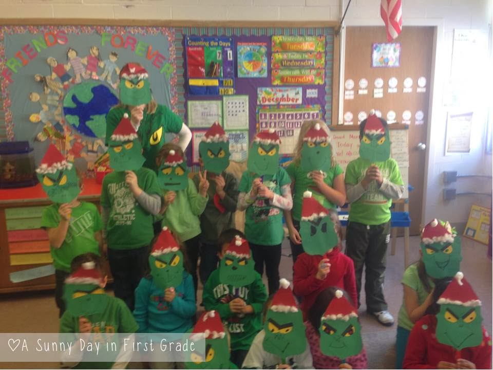 Grinch Day! | A Sunny Day in First Grade