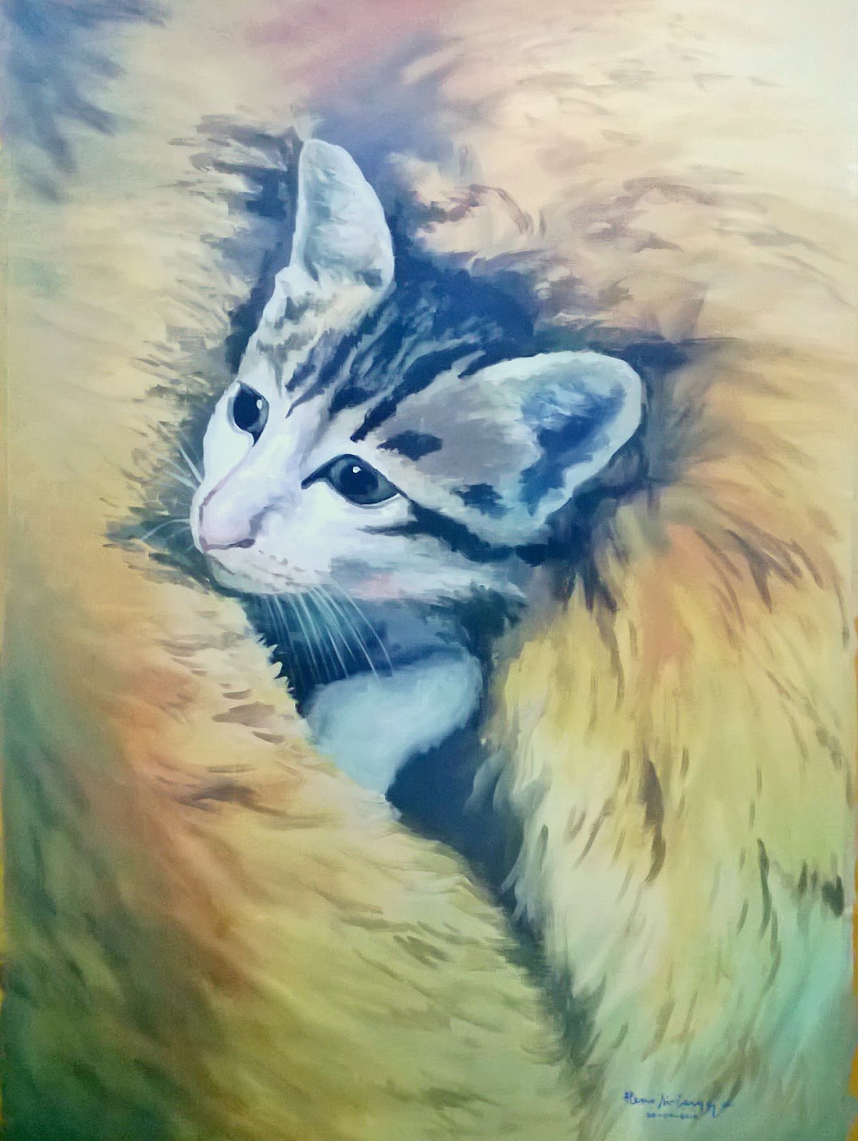 Dunia Lukisan JAVADESINDO Art Gallery: >> LUKISAN KUCING LUCU ...