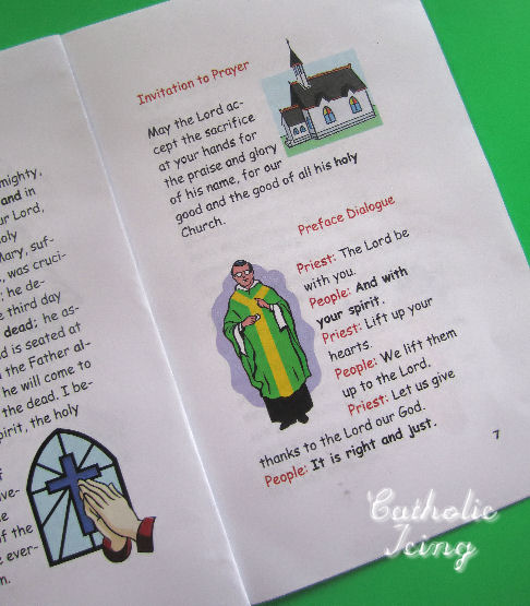 Catholic Icing: New Mass Responses Booklet for Kids- Free to Print!