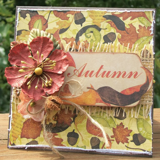 Michelle's Scrap Designs: Autumn card