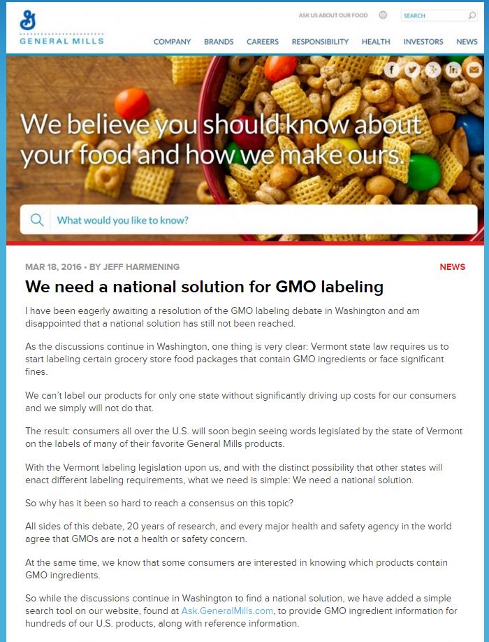 A Transgenic World: What are the arguments against GMO labeling?