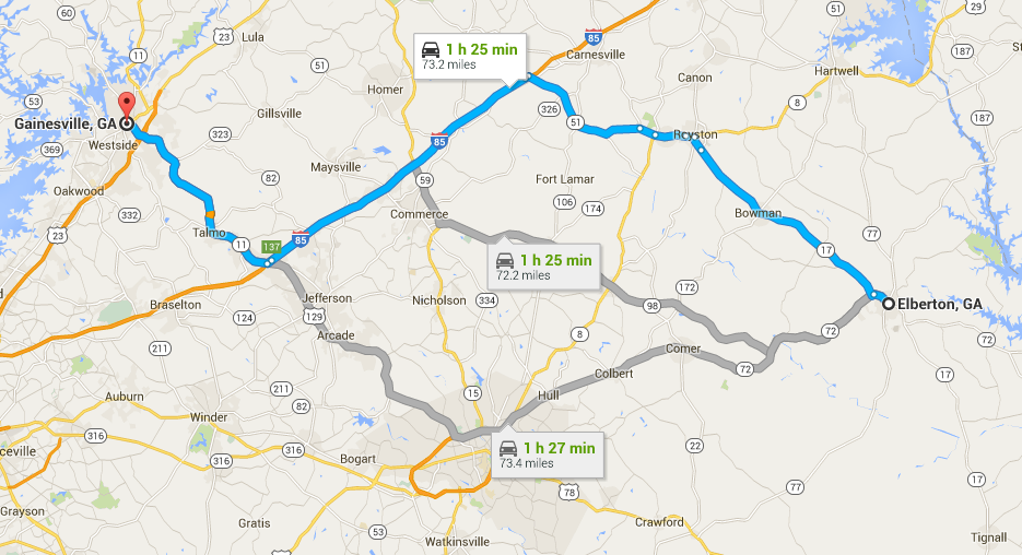 Georgia Road Reform: U.S. 72 Extension and Relocation into Georgia