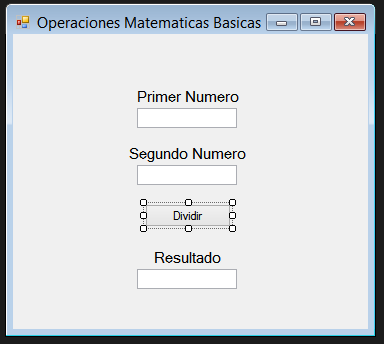 Operaciones matemáticas básicas en Visual Basic .NET