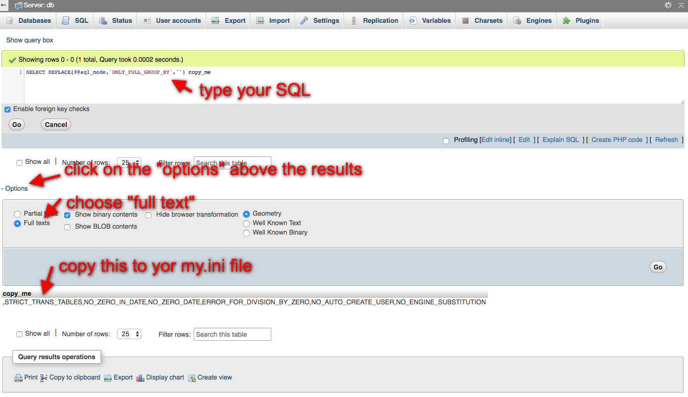 Cakephp: Disable ONLY_FULL_GROUP_BY