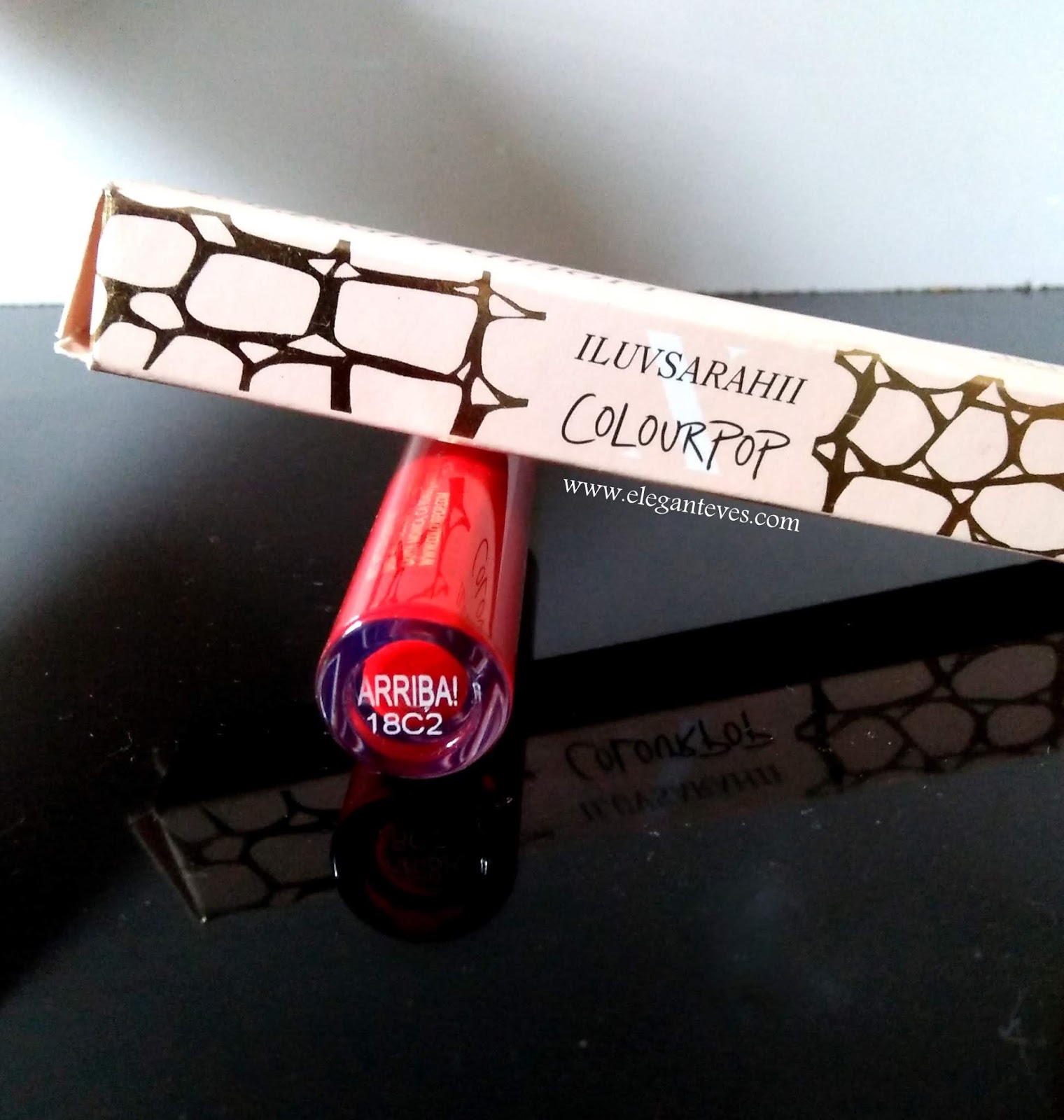 Colourpop Arriba Ultra Matte Lip color Review Swatches - Elegant Eves