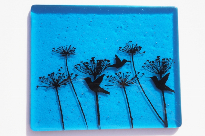 Lazy Daisy Glass: Hummingbirds - New Screen Printed Designs