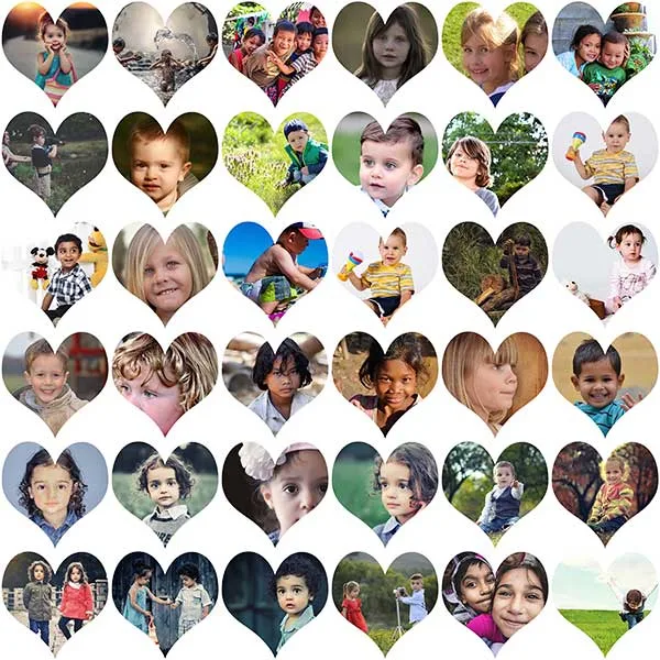 PhotoEffect: How to Make a Custom Shape Contact Sheet in Photoshop