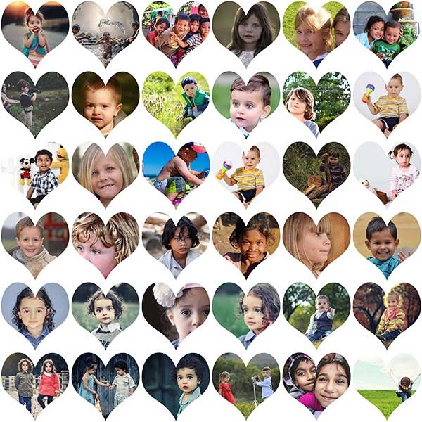 PhotoEffect: How to Make a Custom Shape Contact Sheet in Photoshop