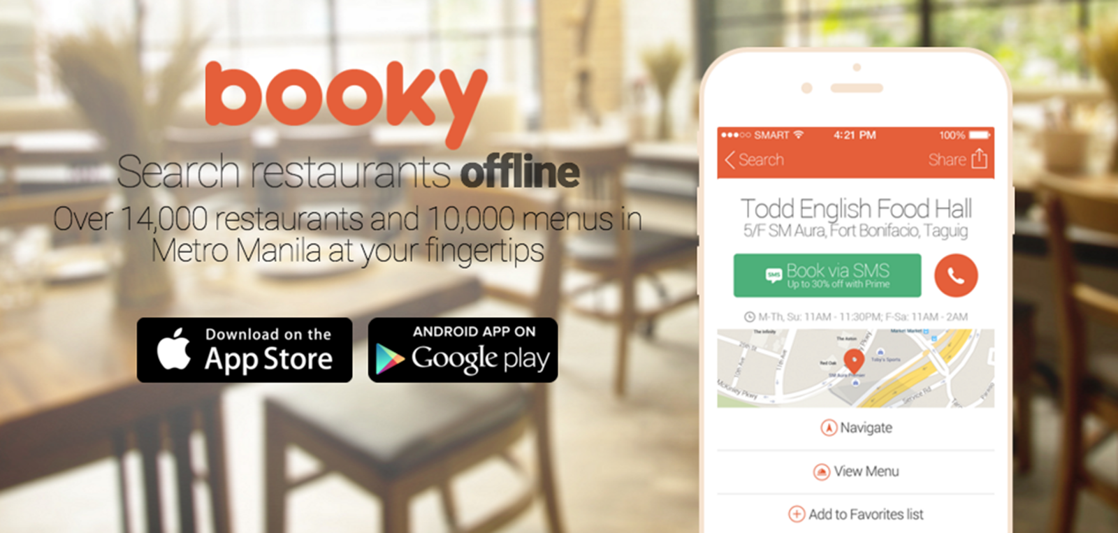 Booky - Find Where To Eat Through Phone Even Without Internet ...