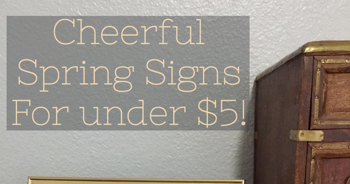 Home Made Austin: Easy & Cheerful Spring Signs + a Dollar Tree Giveaway