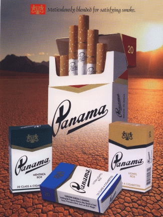 Tobacco Packets: Panama Cigarettes