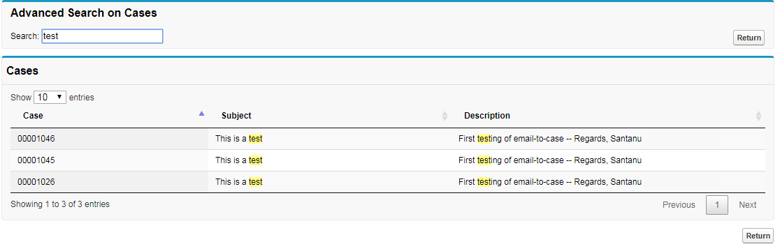 Exploring on Salesforce: Keyword Search Series - Display data using ...