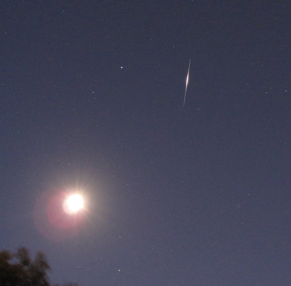 Astroblog: Flare with Moon