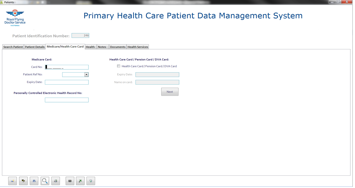Primary Health Care Patient Data Management System