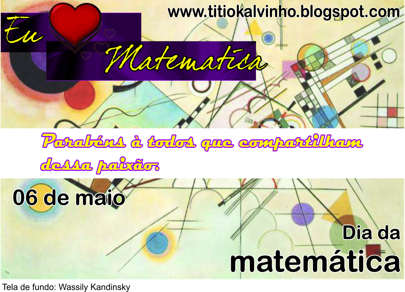 Matemática sem Trêta: Dia da Matemática