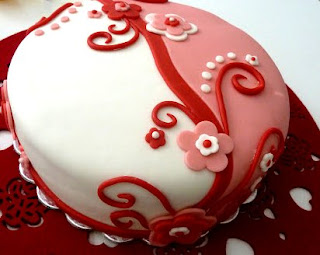 Dawn's Divine Delights: Two-tone cake