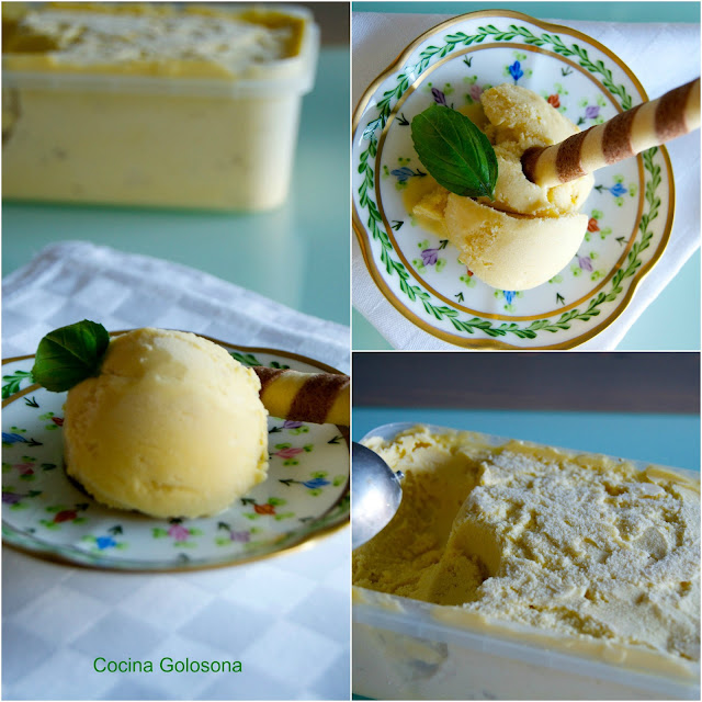 COCINA GOLOSONA: HELADO DE LULO O GRANADILLA