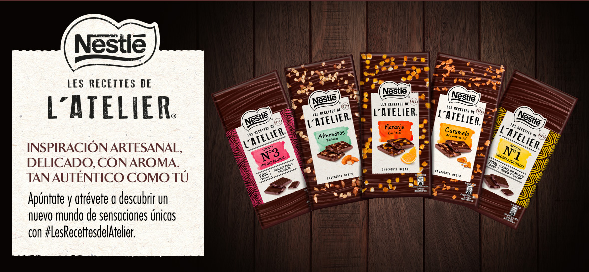 Prueba el chocolate negro de L'Atelier - Café con Canela