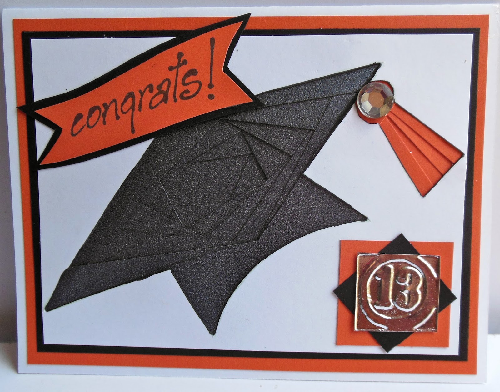 Paulette's a Paper-Artzy: Jillian's Iris Fold Graduation Card