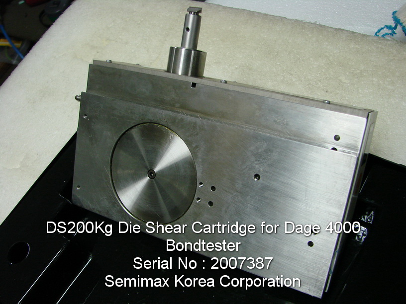 Semiconductor Equipment: DS200Kg Die Shear Cartridge for Dage 4000 ...