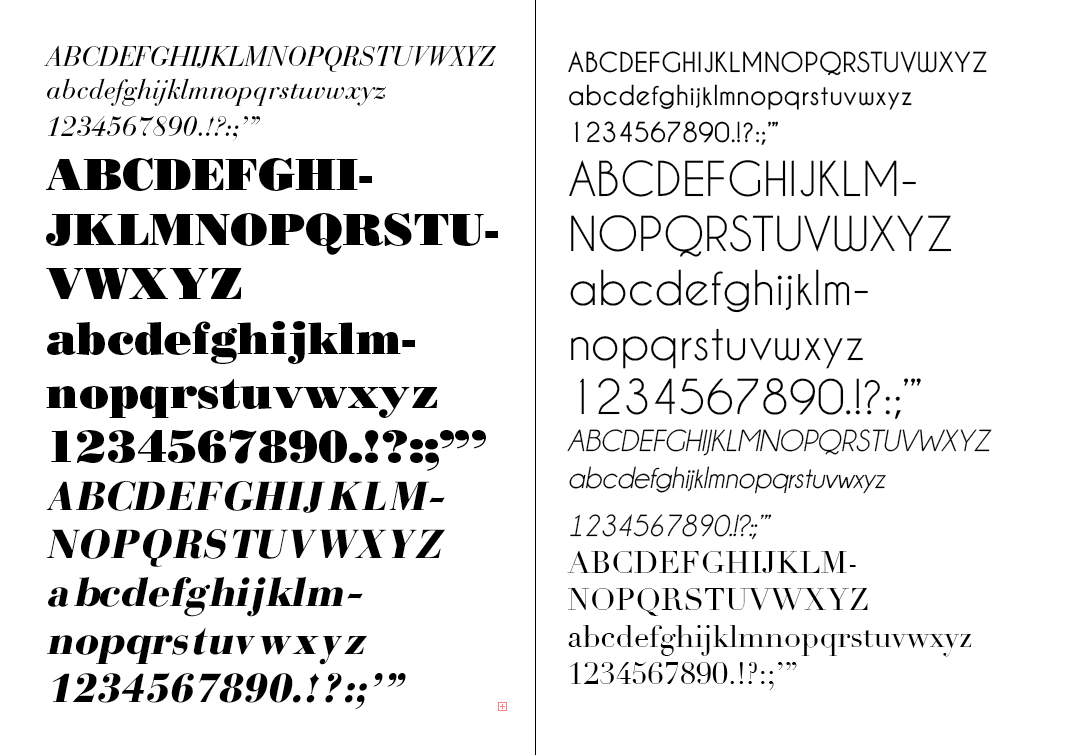 Design Context: Type Faces