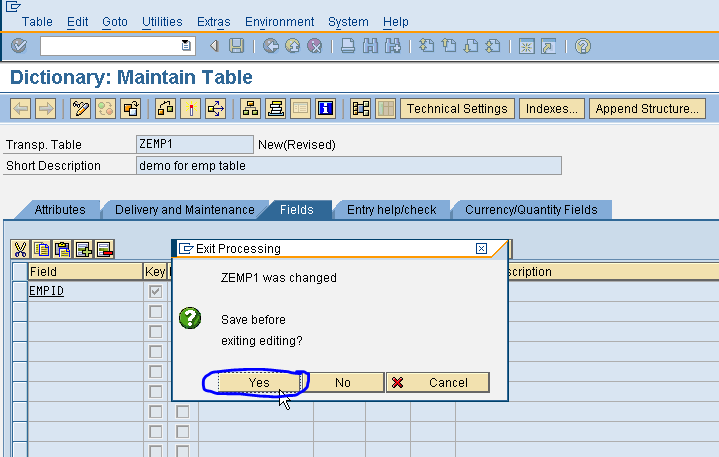 SAP ABAP Complete Tutorials: Step by Step Procedure to Create DDIC Tables