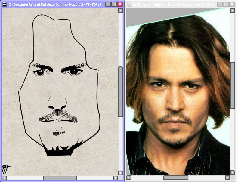 Minimal Caricature: Tutorial how to draw Caricature Step by Step
