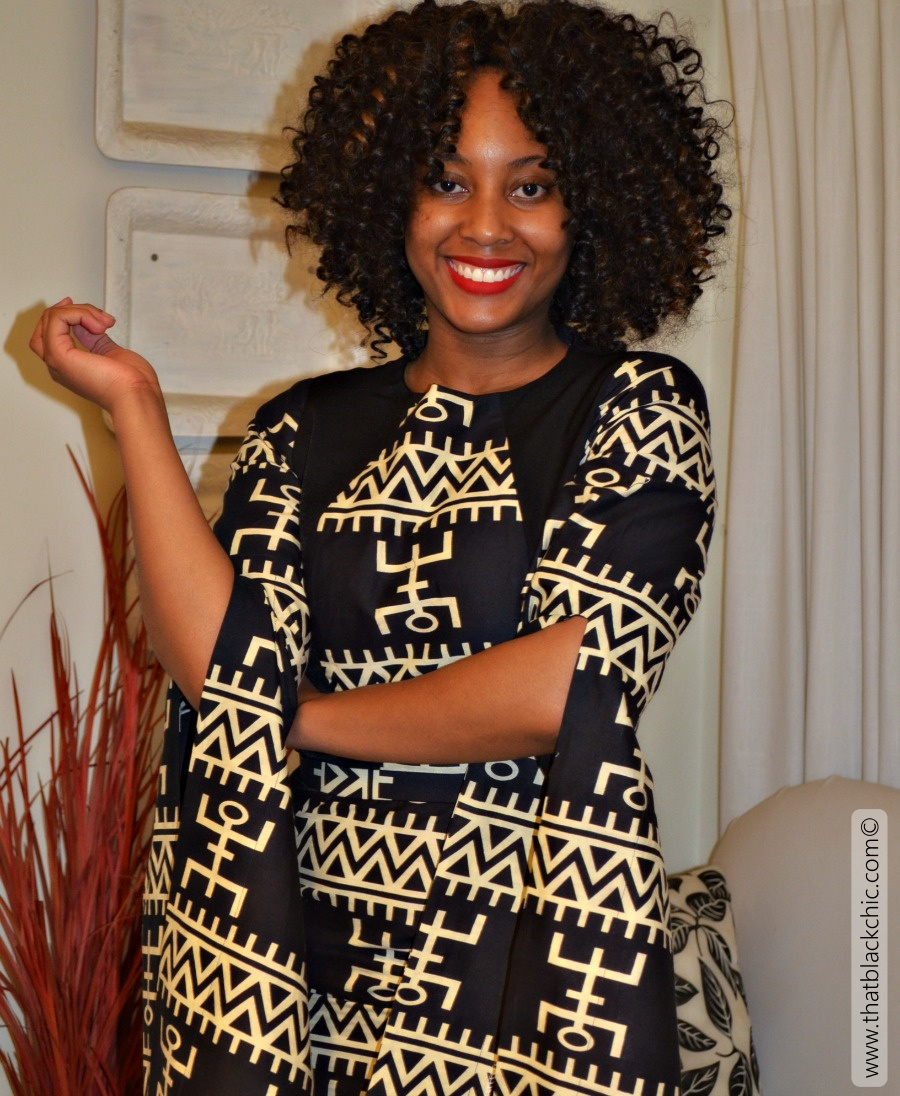 2nd Ankara Print Dress [Butterick 6088] with Bell Sleeves this time ...