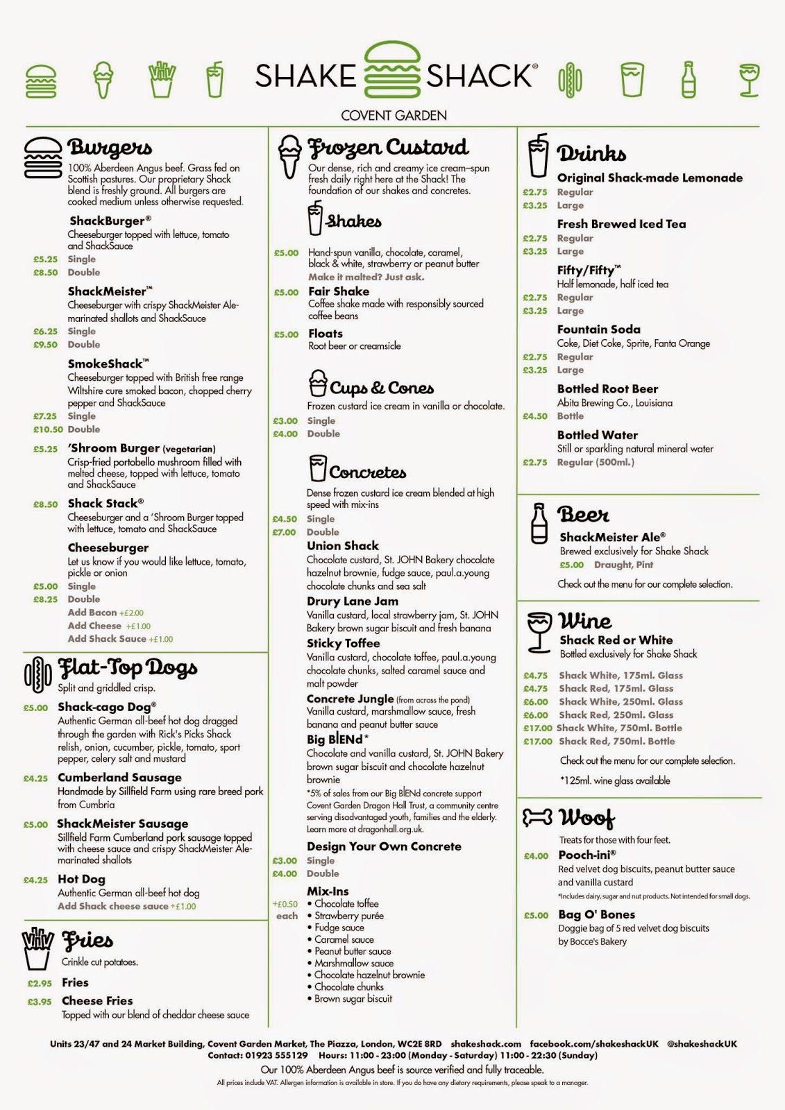 Rosina's Passion For Food ...: Shake Shack, London - Covent Garden 28/02/15