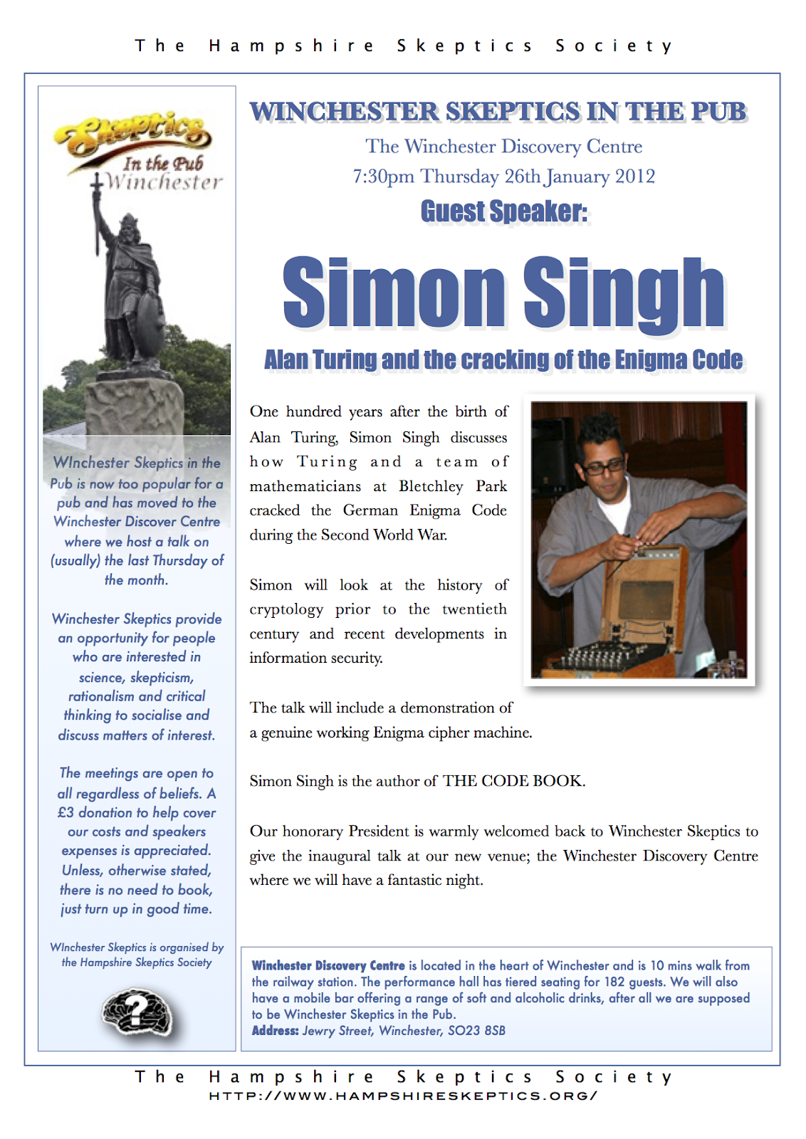 The Reason Stick: January 2012