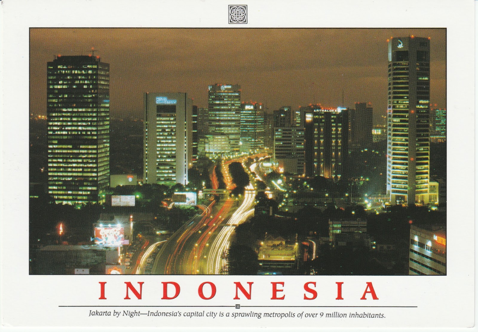 My Postcard and Cover Blog: Indonesia: Cover with Postcards