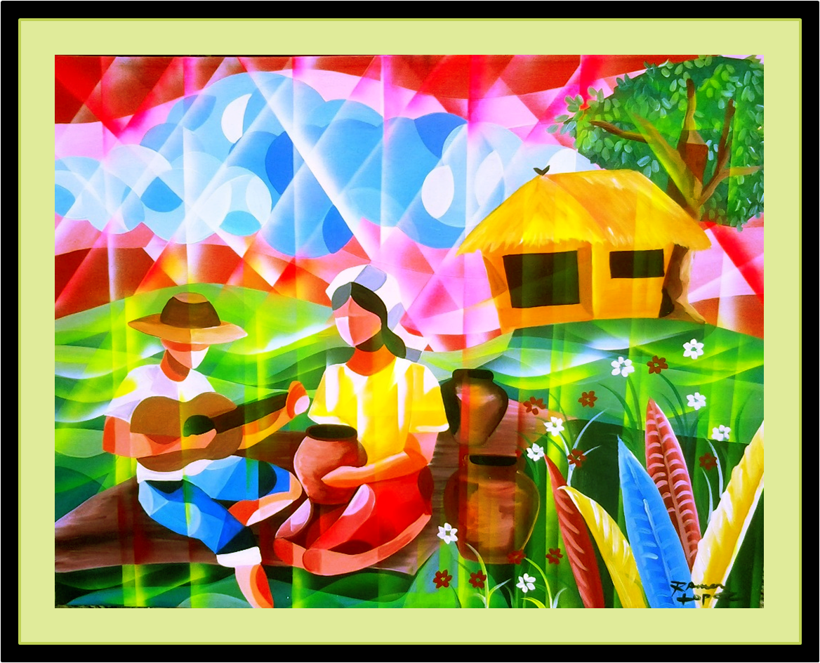 ramon h. lopez rust and filipiniana paintings