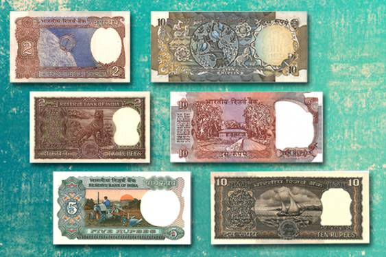 Indian Collectible: rare notes of india