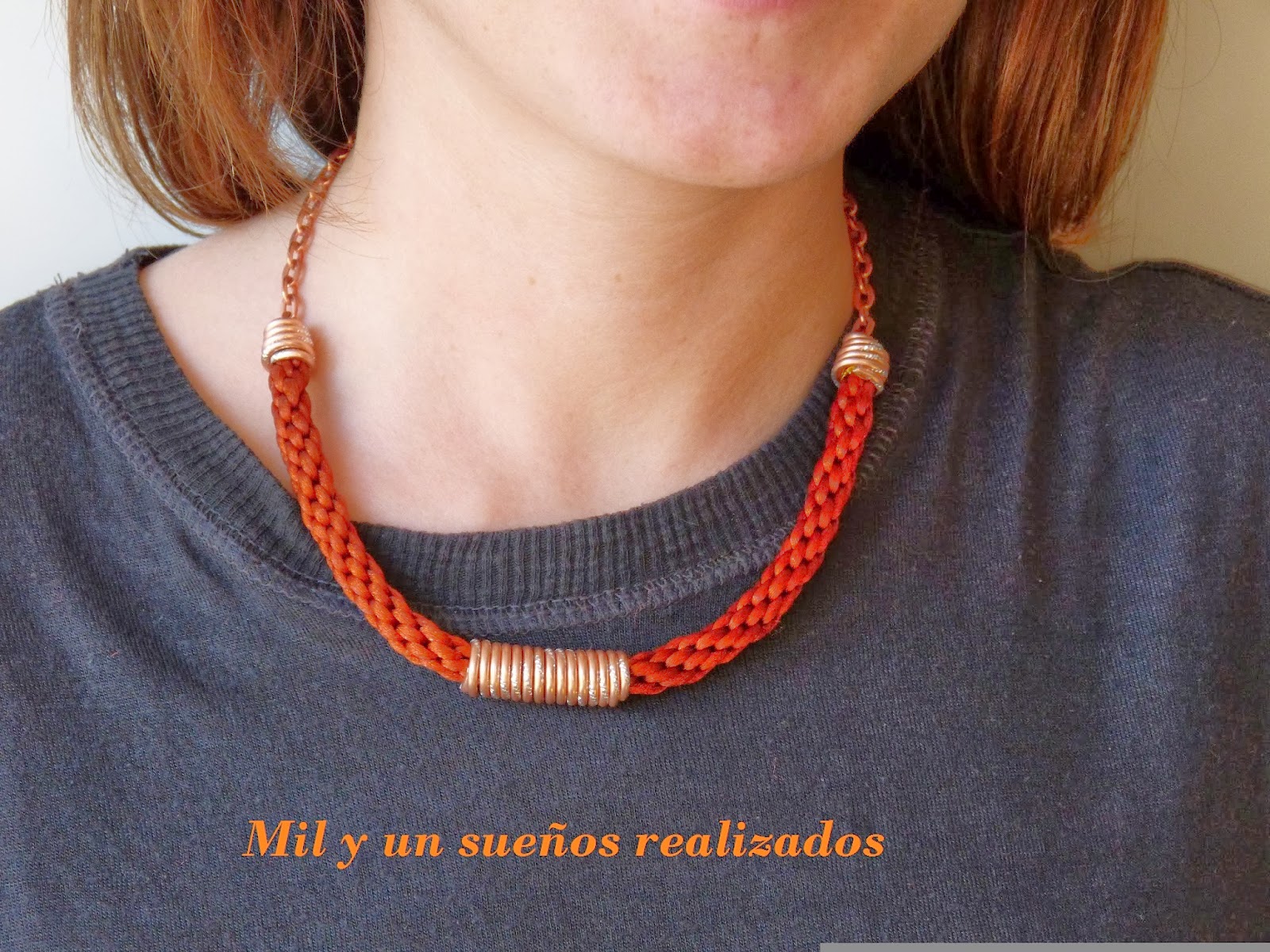 Mil y un sueños realizados: Collares y pulseras de cordón realizado con ...