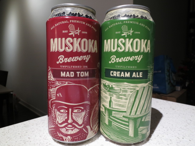 Muskoka Brewery Mad Tom IPA and Cream Ale - Beer Review